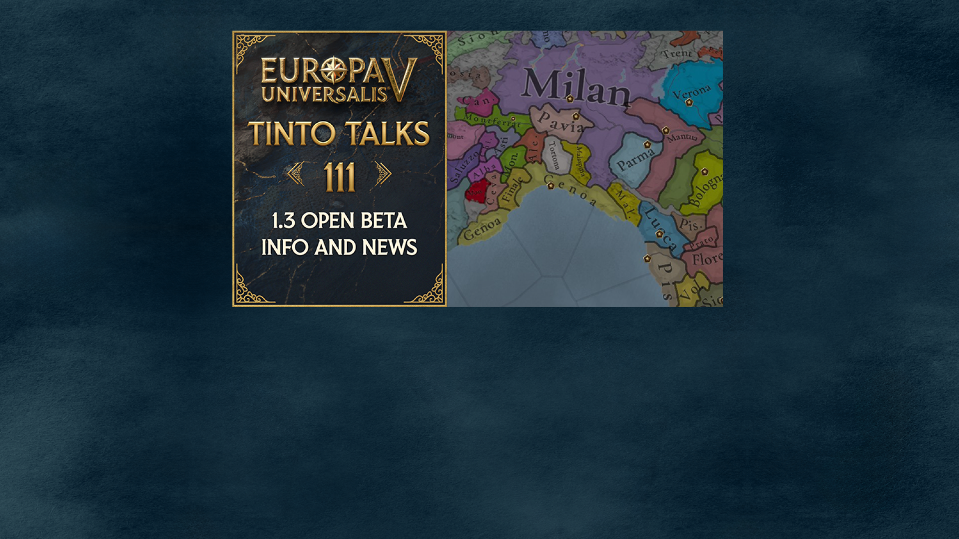 Tinto Talks #111 - 1.3 Open Beta Info & News | Paradox Interactive Forums