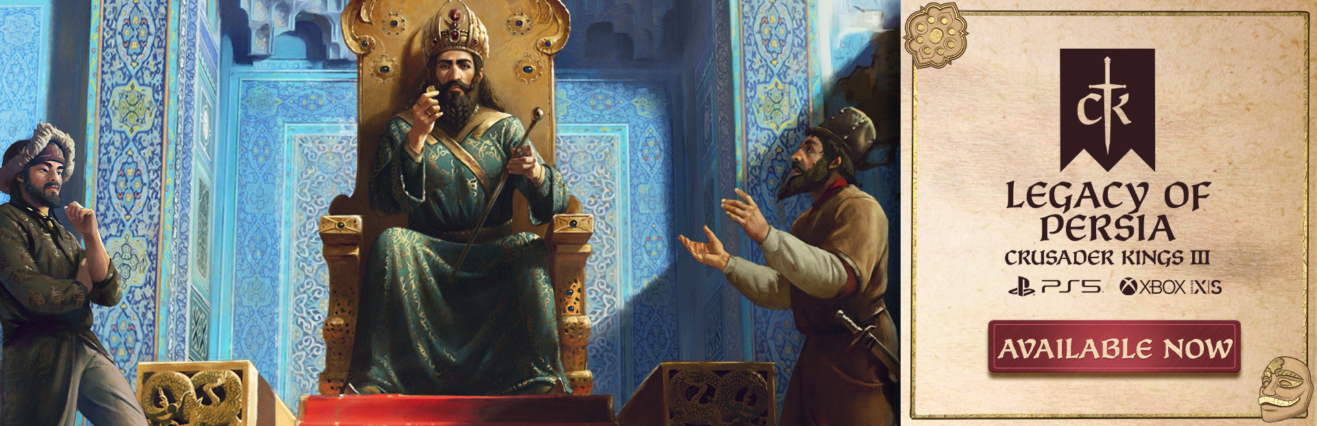 Legacy of Persia for CKIII: Console Edition - Available Now! | Paradox ...