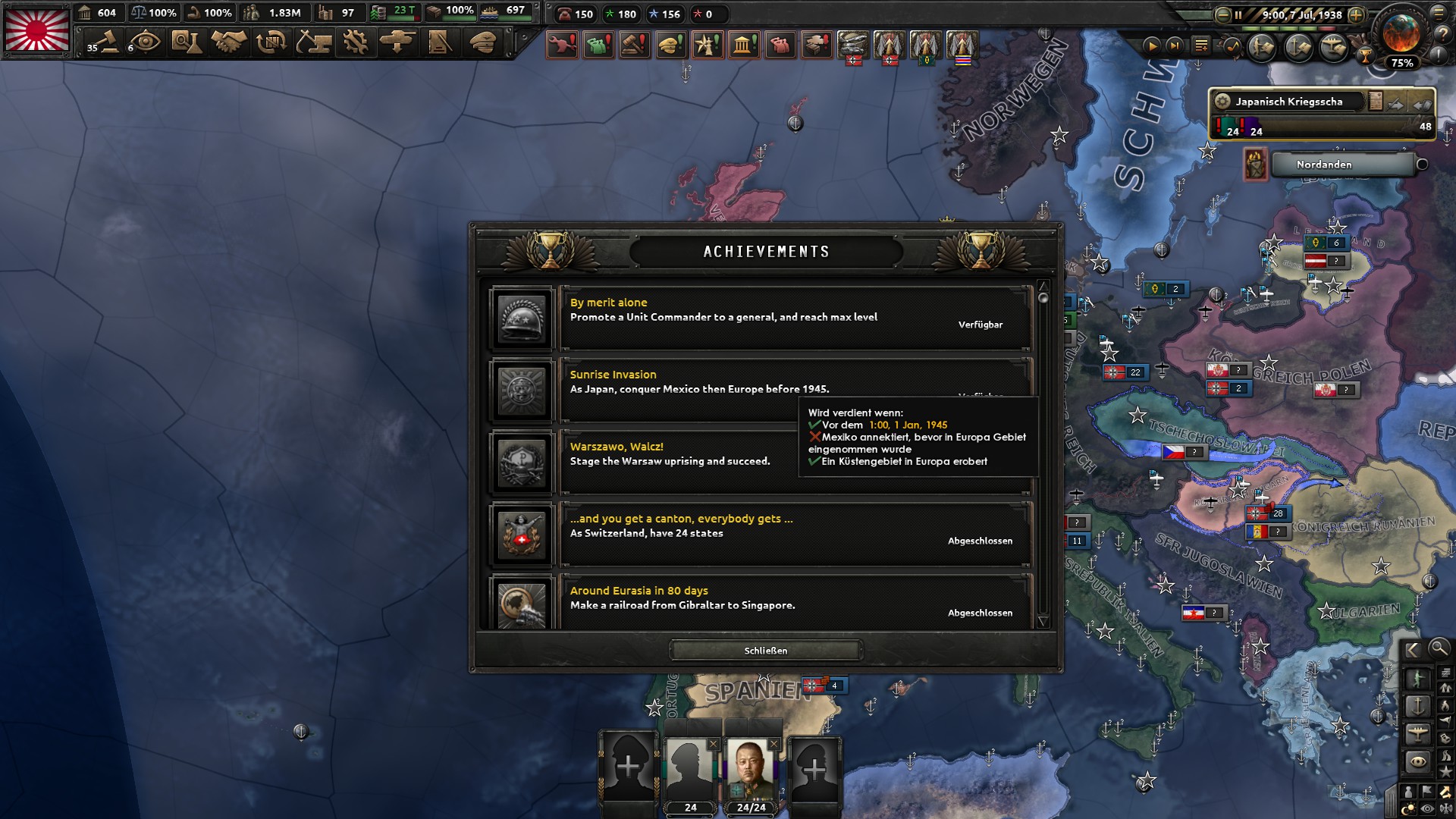 Sunrise Invasion achievement not triggering | Paradox Interactive Forums
