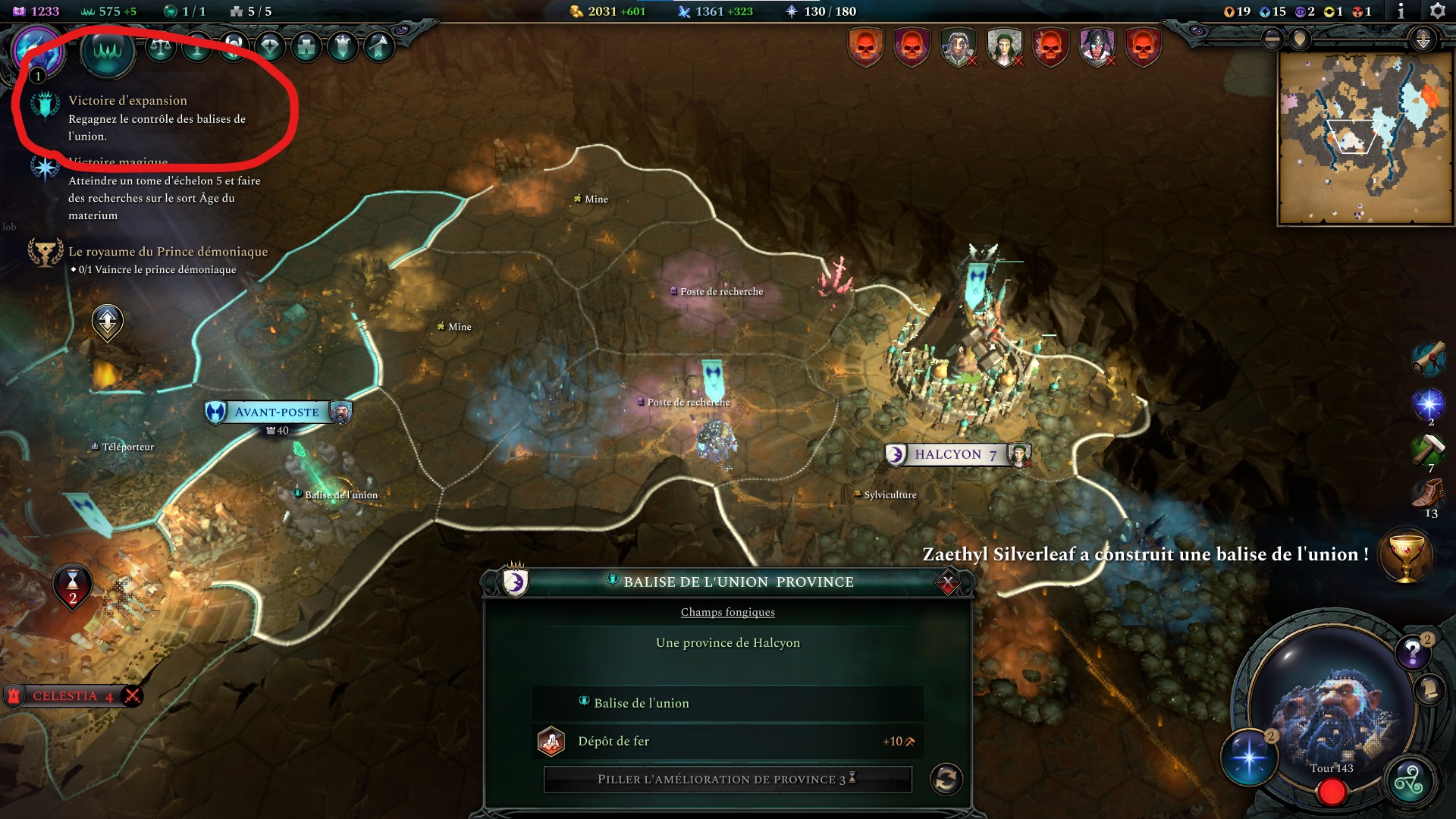 Confirmed - Expansion victory - Capturing enemy Beacon of Unity ...