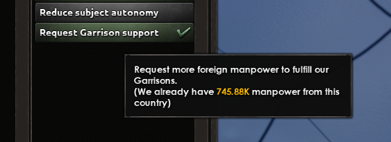 Give back garrison manpower to puppet | Paradox Interactive Forums