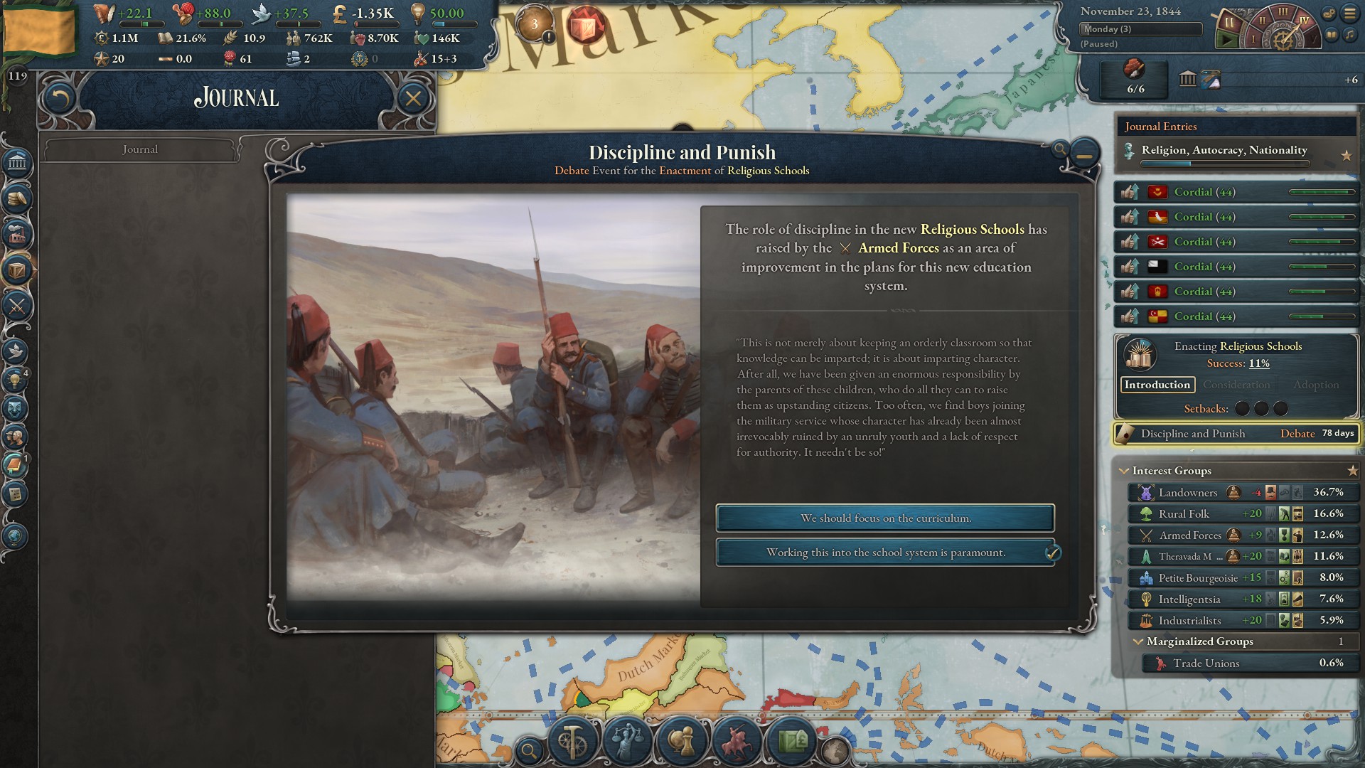 Duplicate - Minor typo in event "Discipline and Punish" | Paradox Interactive Forums
