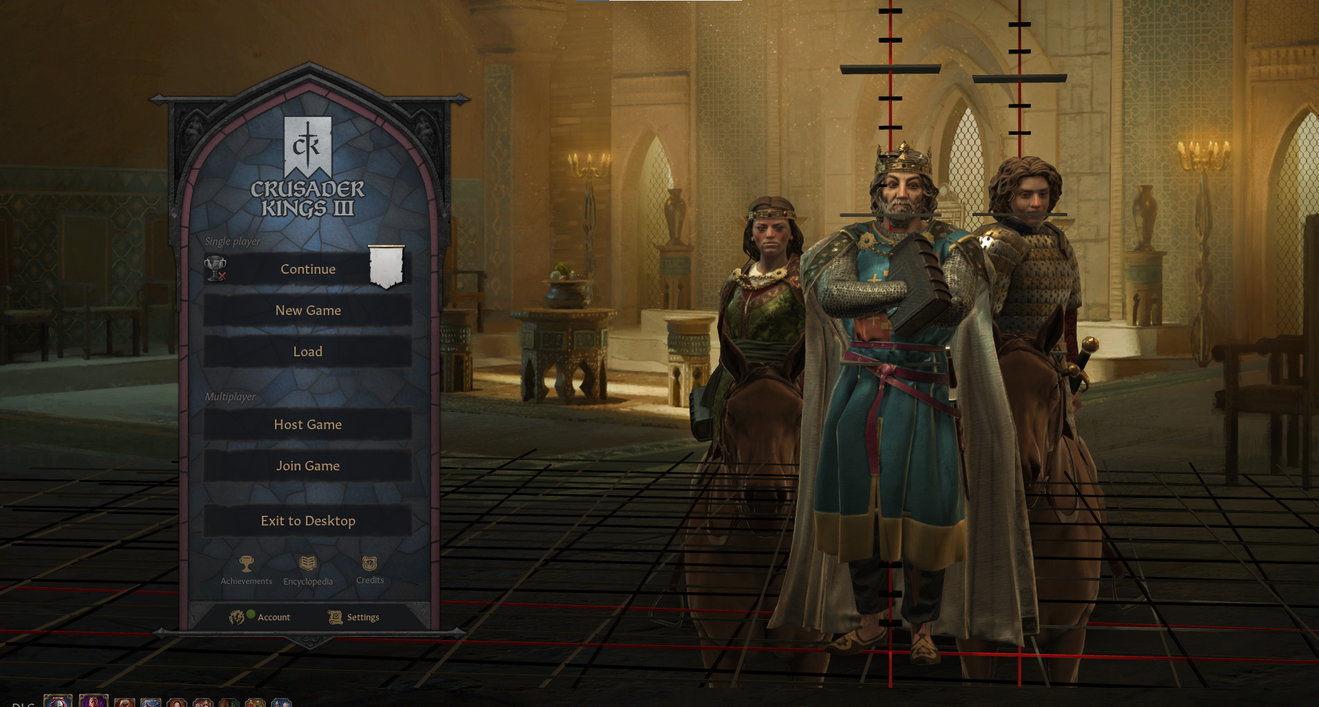 Test grid shown over avatar in main menu and portrait | Paradox ...