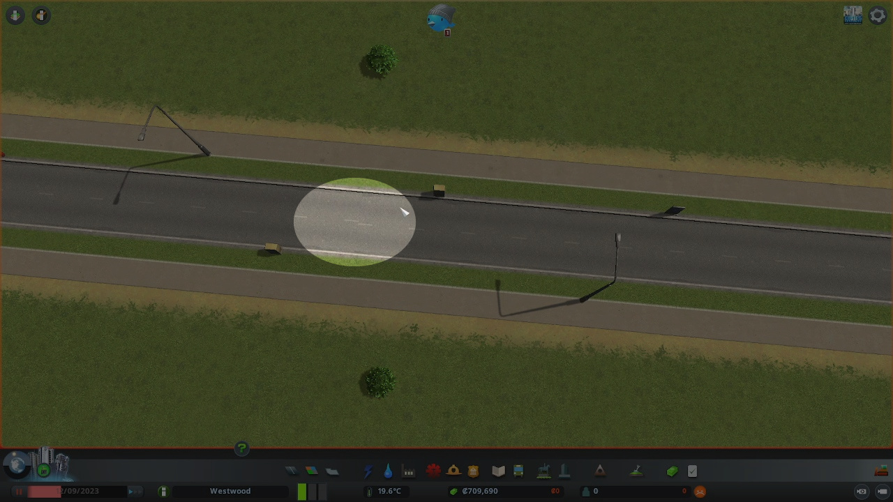 Road markings do not align when roads are connected from the opposite ...
