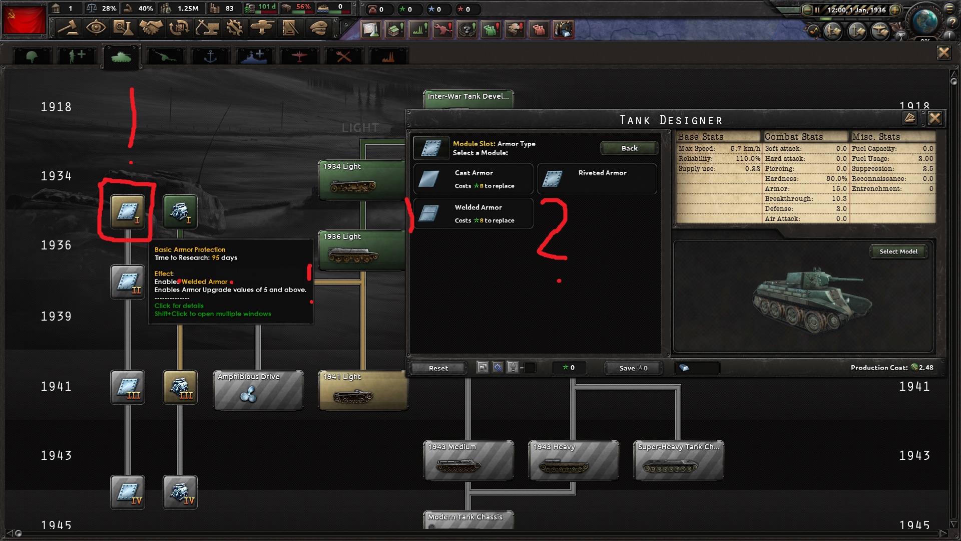 Soviet Union can use Welded Armor without having Basic Armor Protection ...