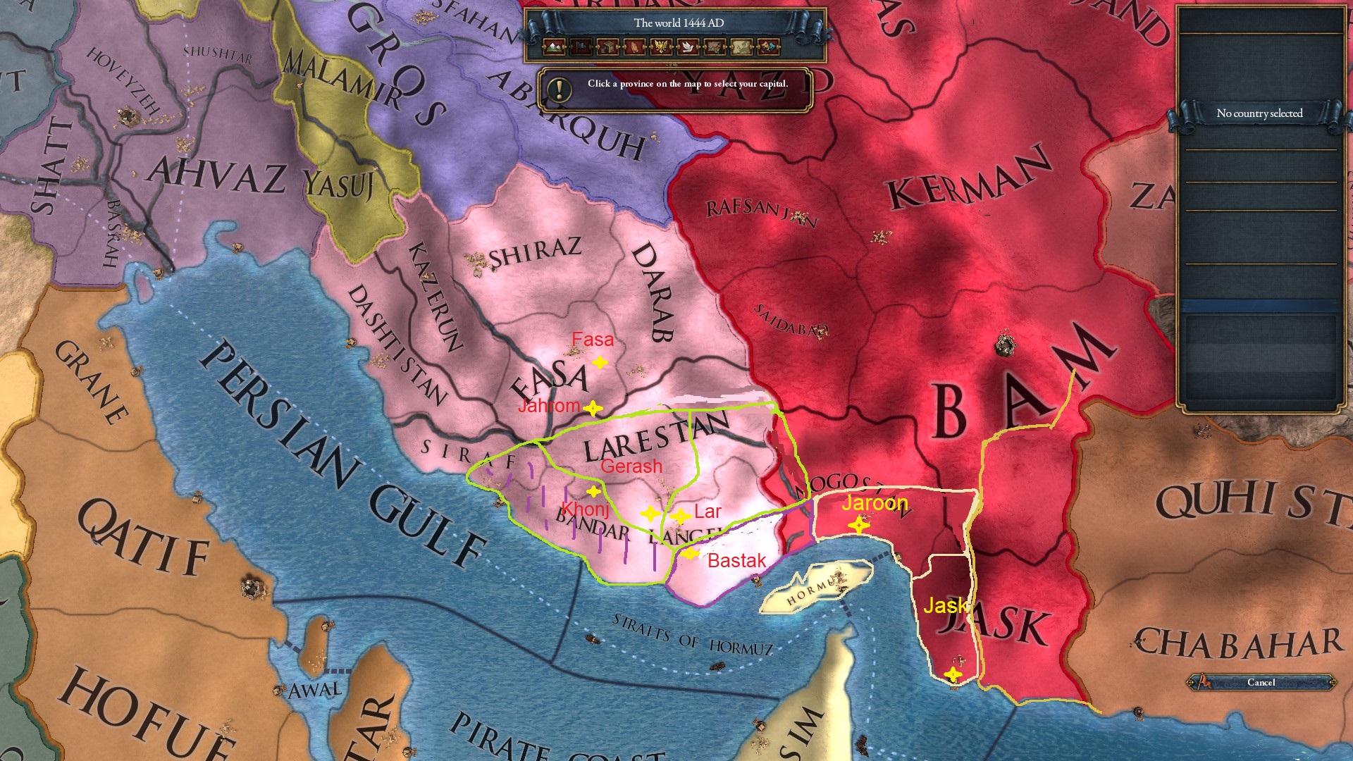 Ardalan and Lorestan Improving the region.New playable country Lar ...