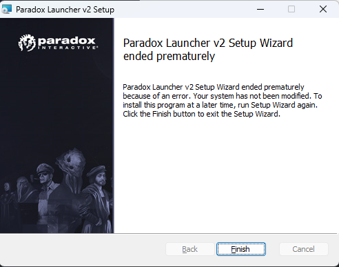 Paradox launcher won't install on Windows 11 | Paradox Interactive Forums