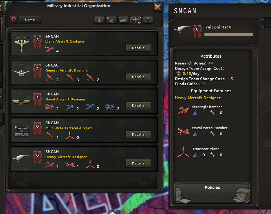 MIO bugs with French focus "Reorganize the aviation industry" | Paradox Interactive Forums