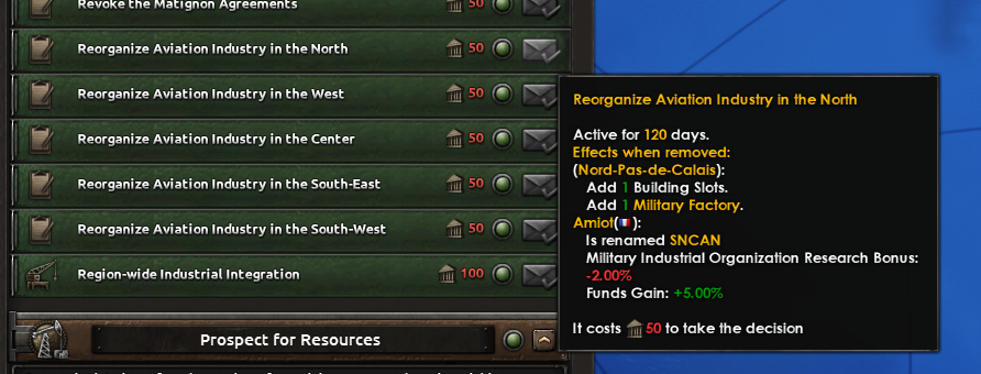 MIO bugs with French focus "Reorganize the aviation industry" | Paradox Interactive Forums