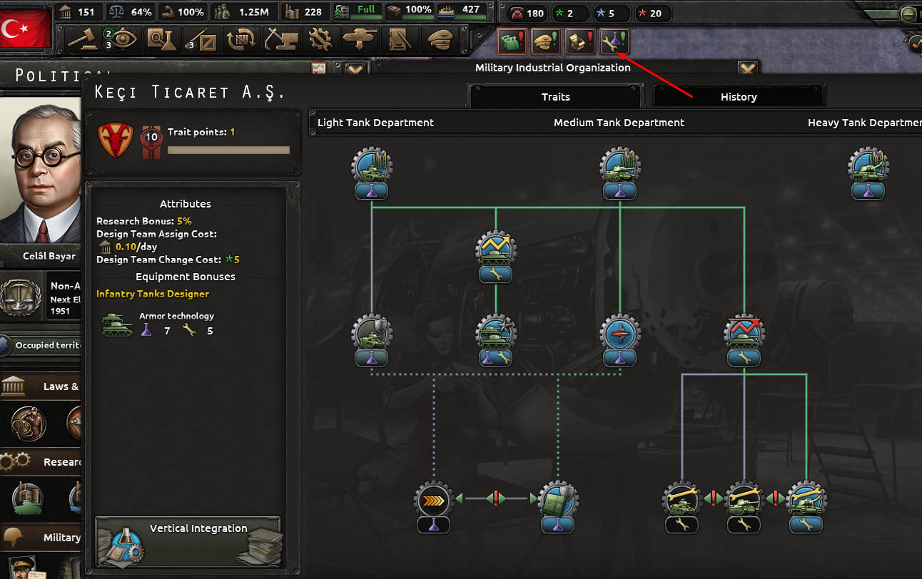 remove MIO trait "alert" if its maxed. | Paradox Interactive Forums