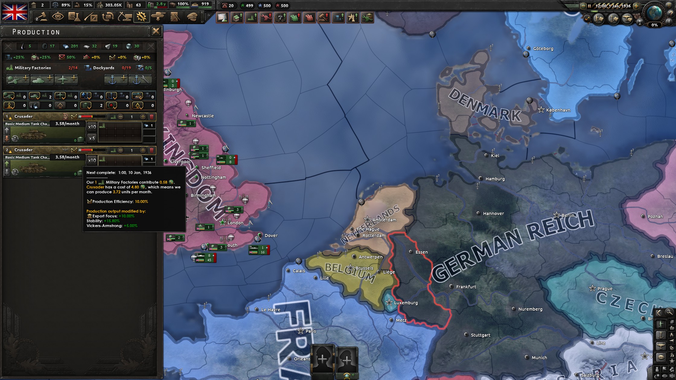 Duplicate - MAN and Vickers Tank Designer doesnt add production output | Paradox Interactive Forums