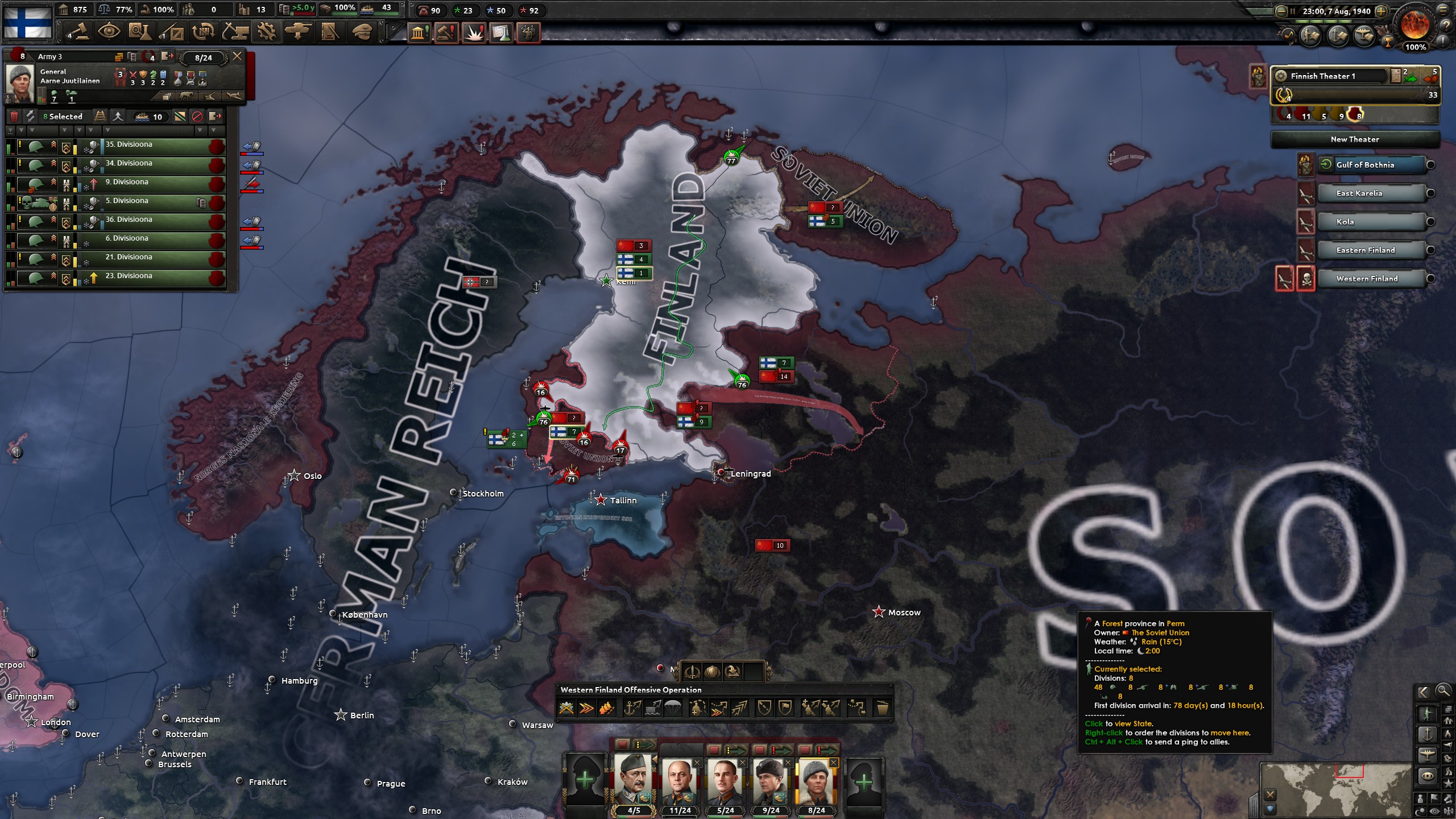 Finnish Achievement - Lone Wolf | Paradox Interactive Forums
