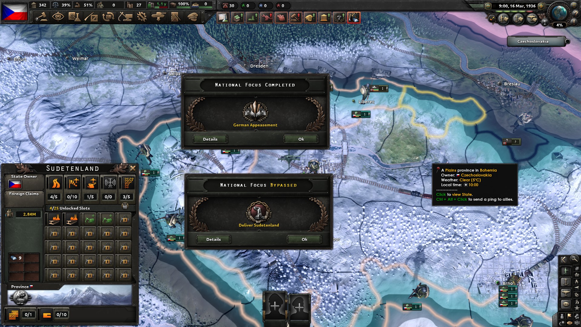 Duplicate - Czechoslovakia's "Deliver the Sudetenland" focus is broken | Paradox Interactive Forums