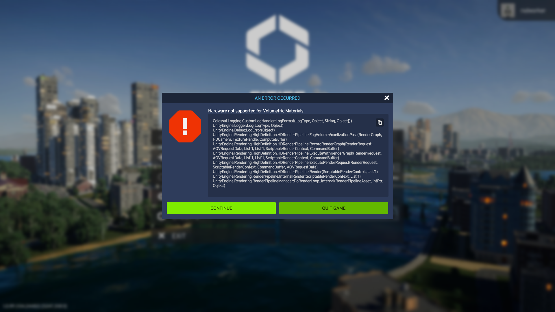 error | Paradox Interactive Forums