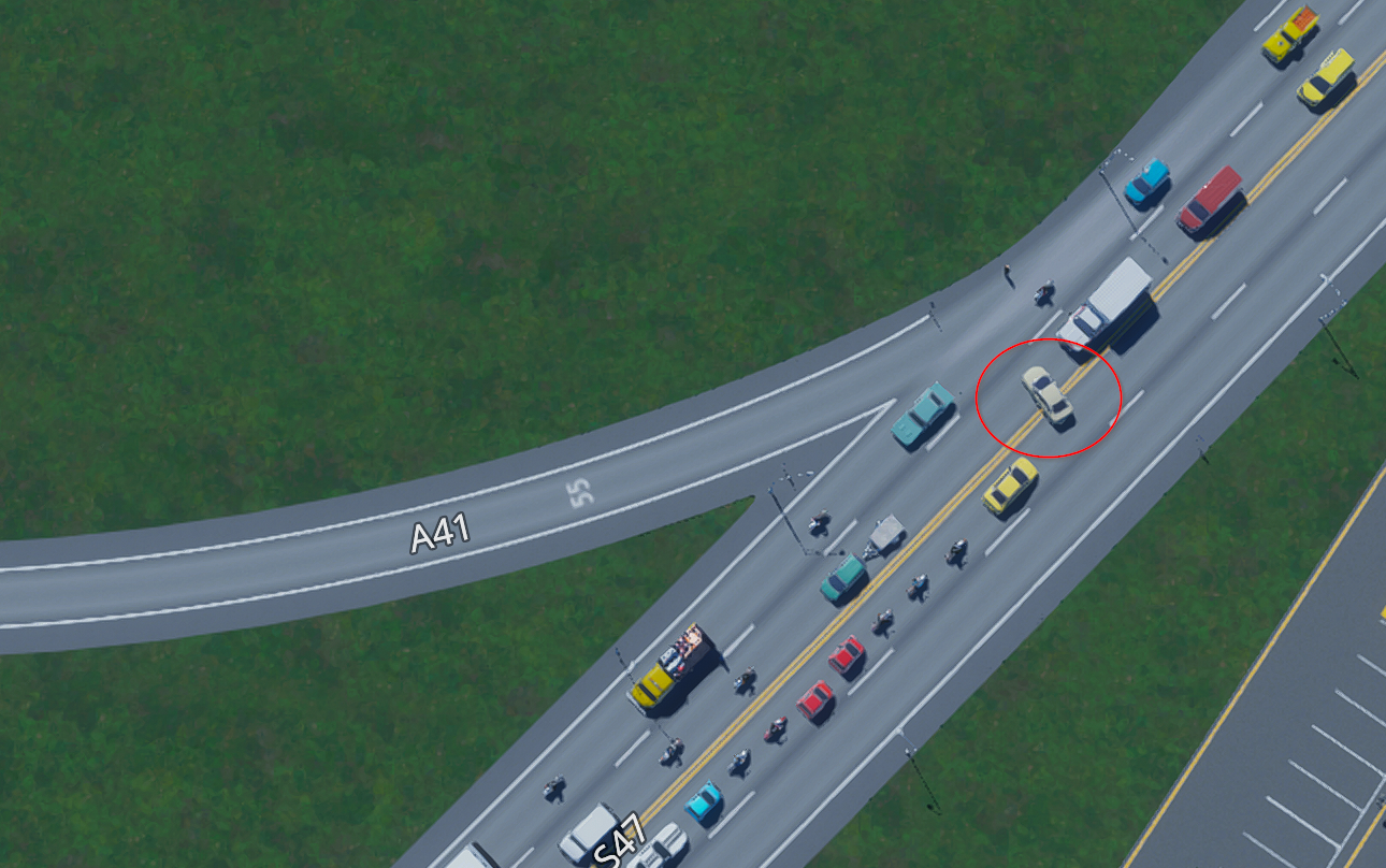 Confirmed - Highway traffic turning left over straight line | Paradox ...