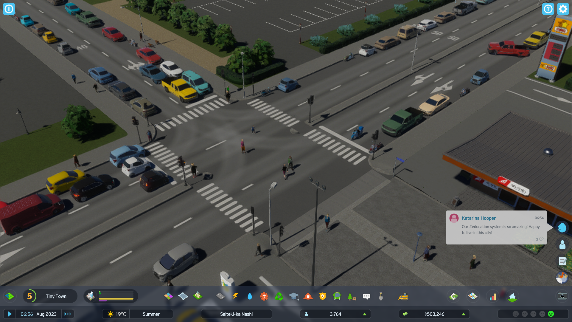 Confirmed - Crossings with a pedestrian road will result in pedestrians ...