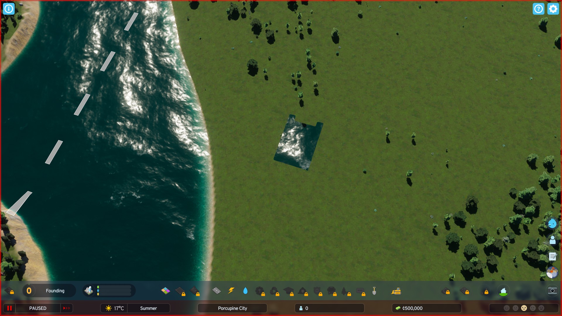 Visual bug where water texture displays on land | Paradox Interactive Forums