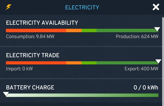 As Designed - Electricity export or Service Trade capped at ₡1,000,000 ...
