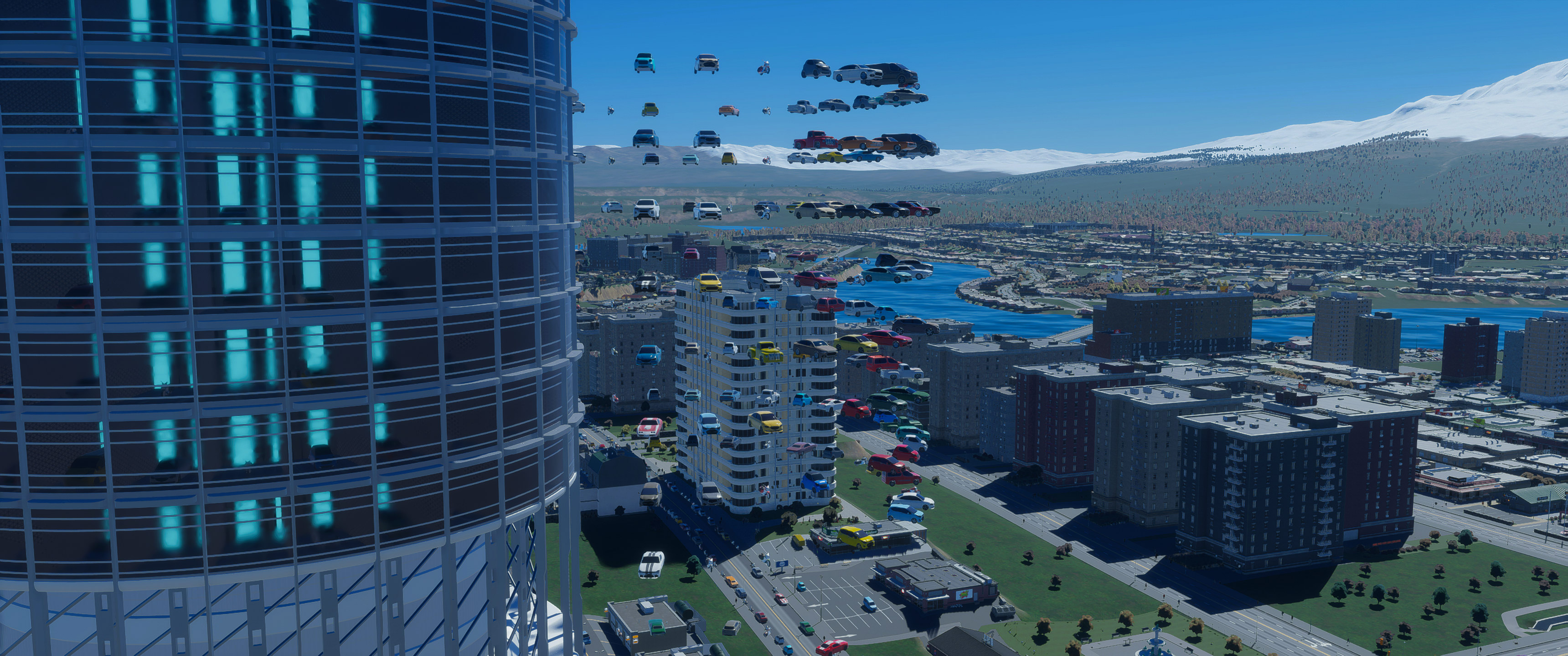 Duplicate - Mass floating cars after moving Elevator car park | Paradox Interactive Forums