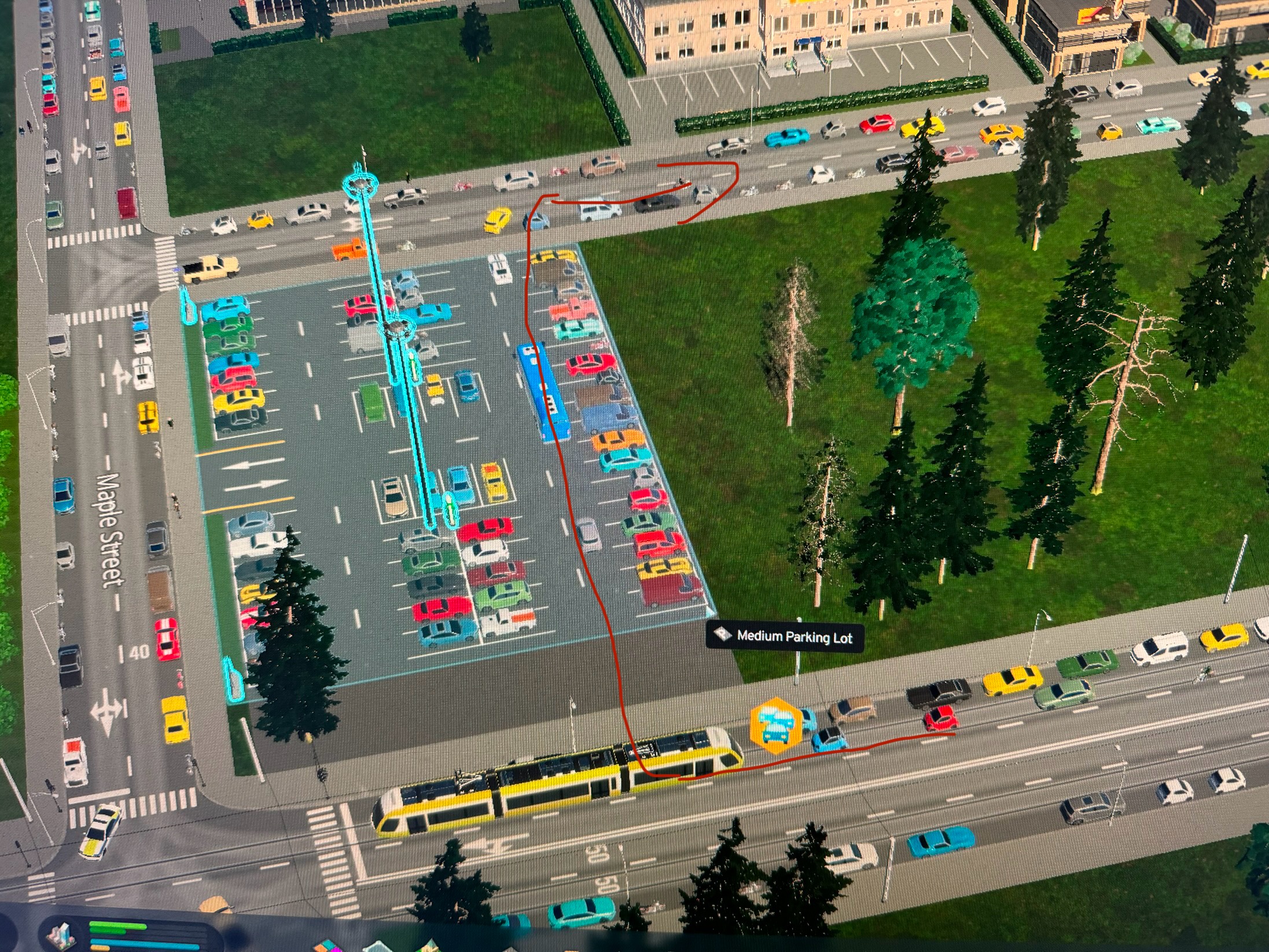 In Review - Cars use parking lot as driving shortcut | Paradox ...