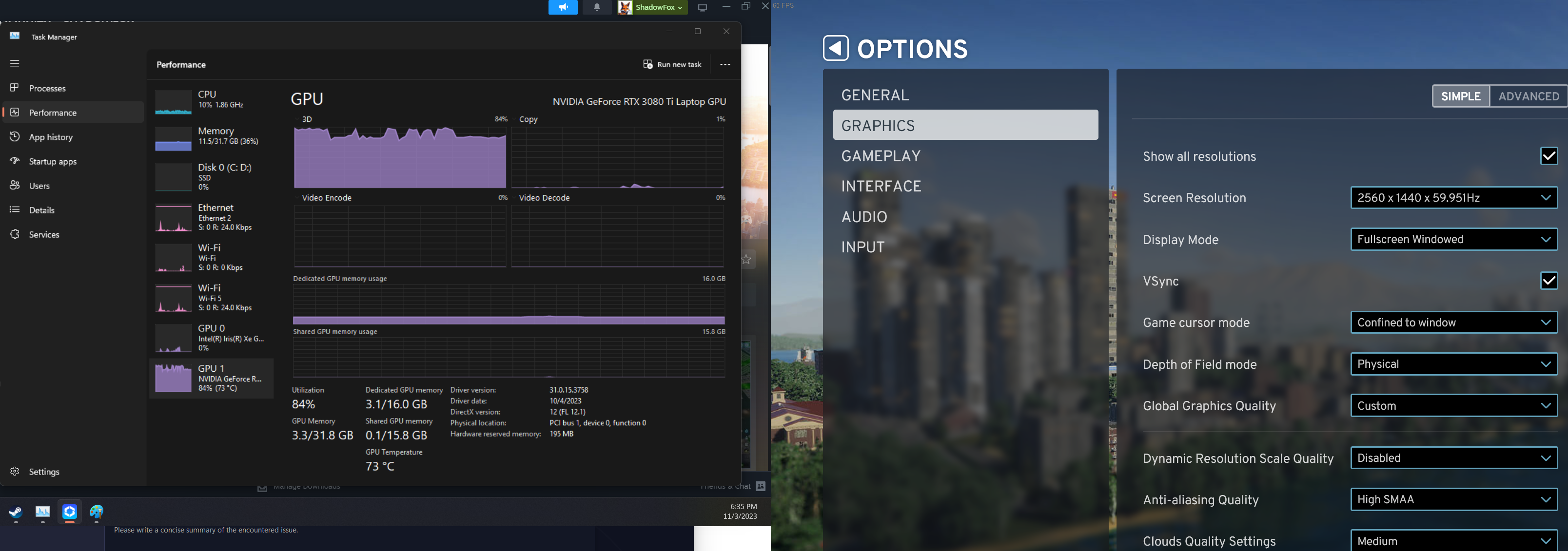 Menu using 100% GPU and FPS Limit not being always enforced | Paradox Interactive Forums