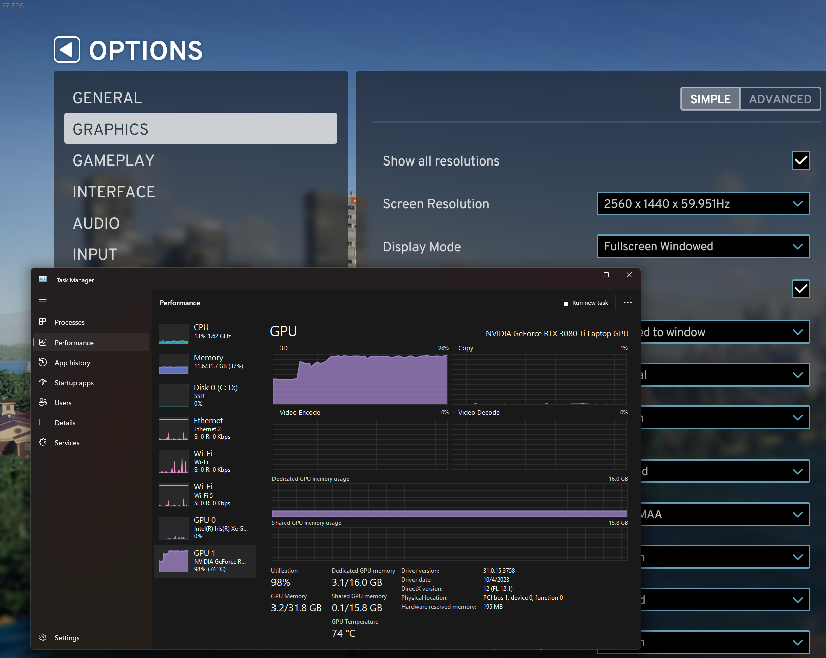 Menu using 100% GPU and FPS Limit not being always enforced | Paradox Interactive Forums
