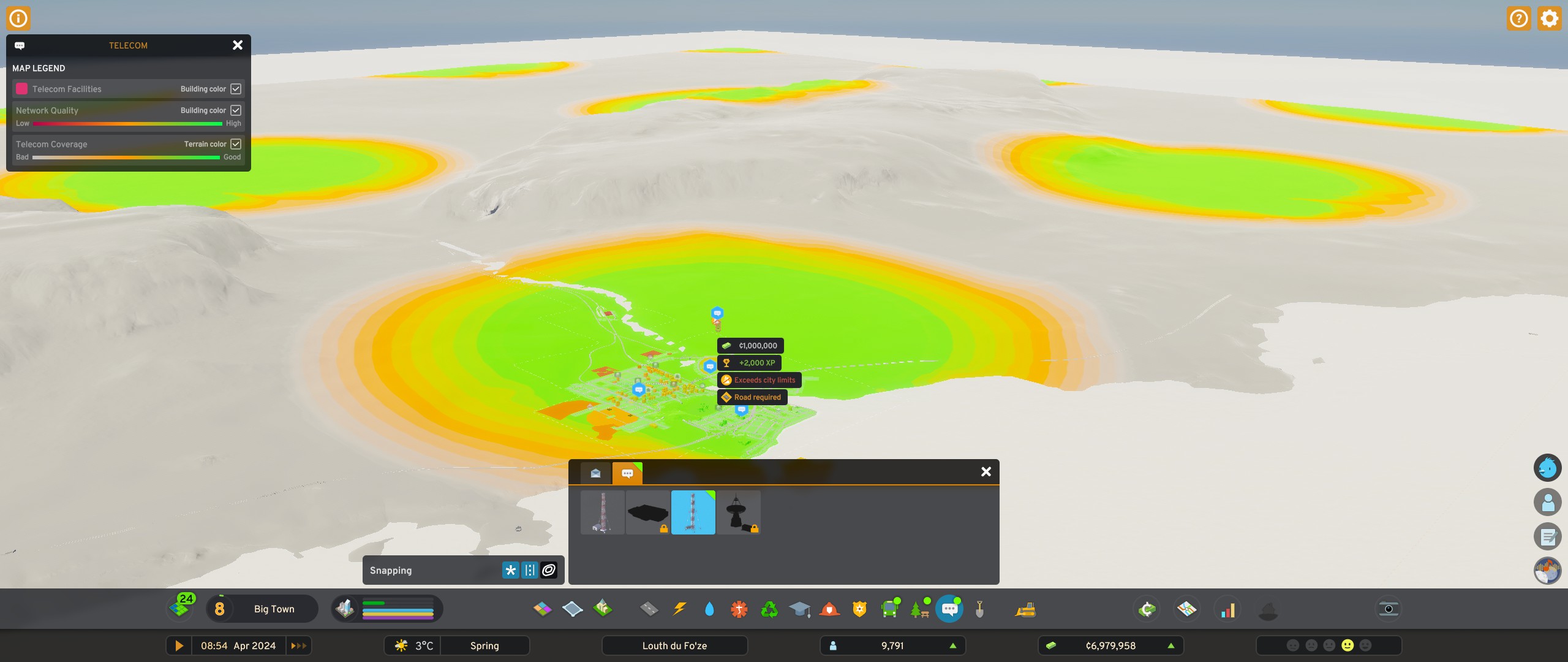 Duplicate - Radius of Telecom Tower is shown multiple times when zoomed ...