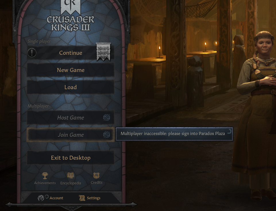Unknown Error When Trying to Log In [Windows] | Paradox Interactive Forums