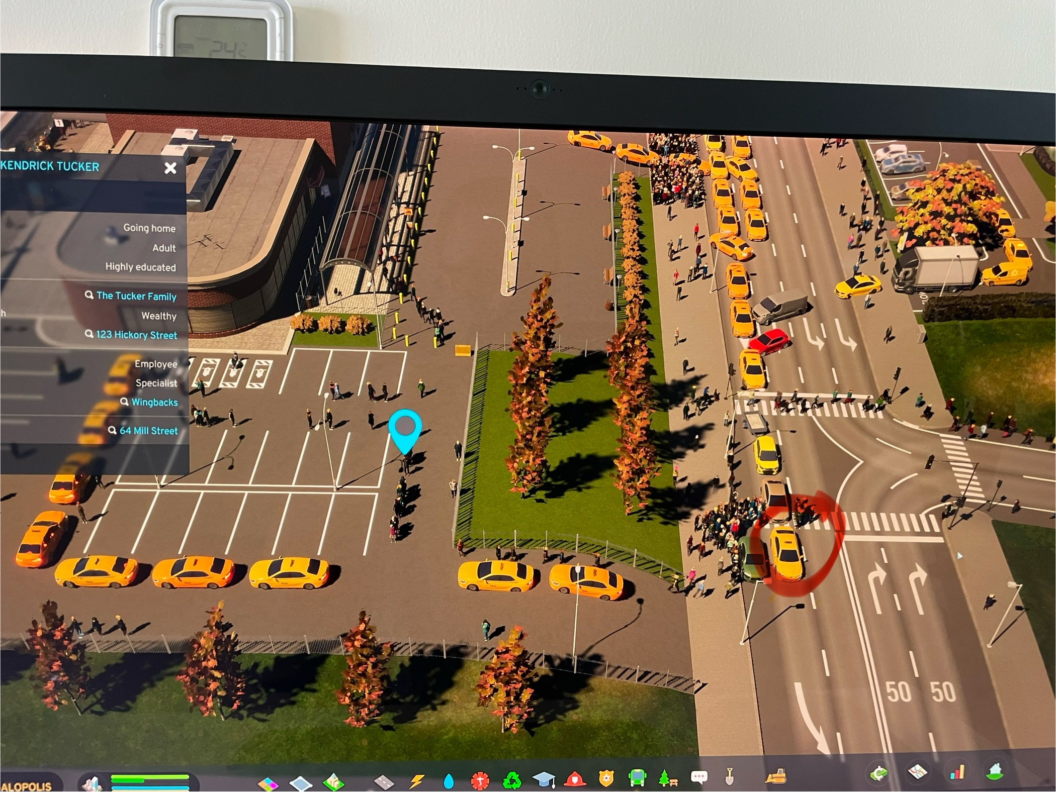 Duplicate - Traffic blocked because taxi not moving as his passenger is not accessible | Paradox ...