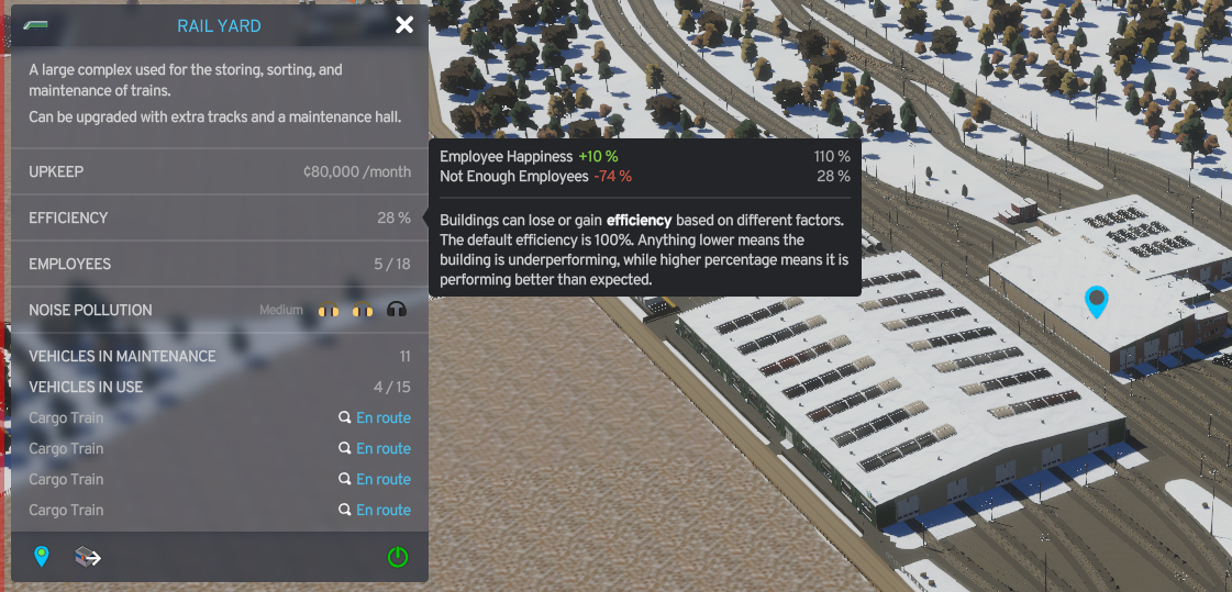Not a Bug - No Vehicles message on train station/cargo station ...