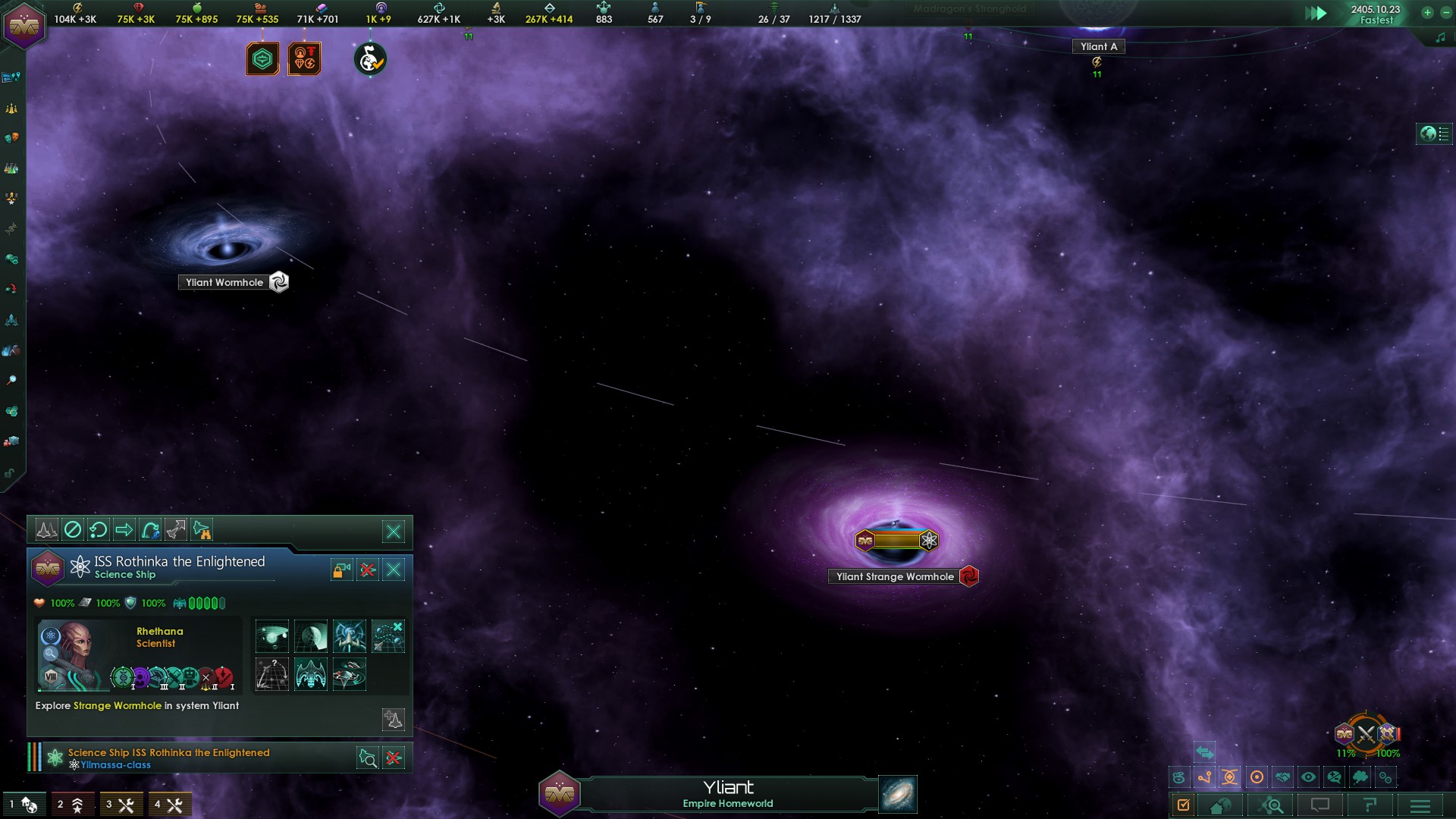 Crystal Rift Strange Wormhole Bug | Paradox Interactive Forums