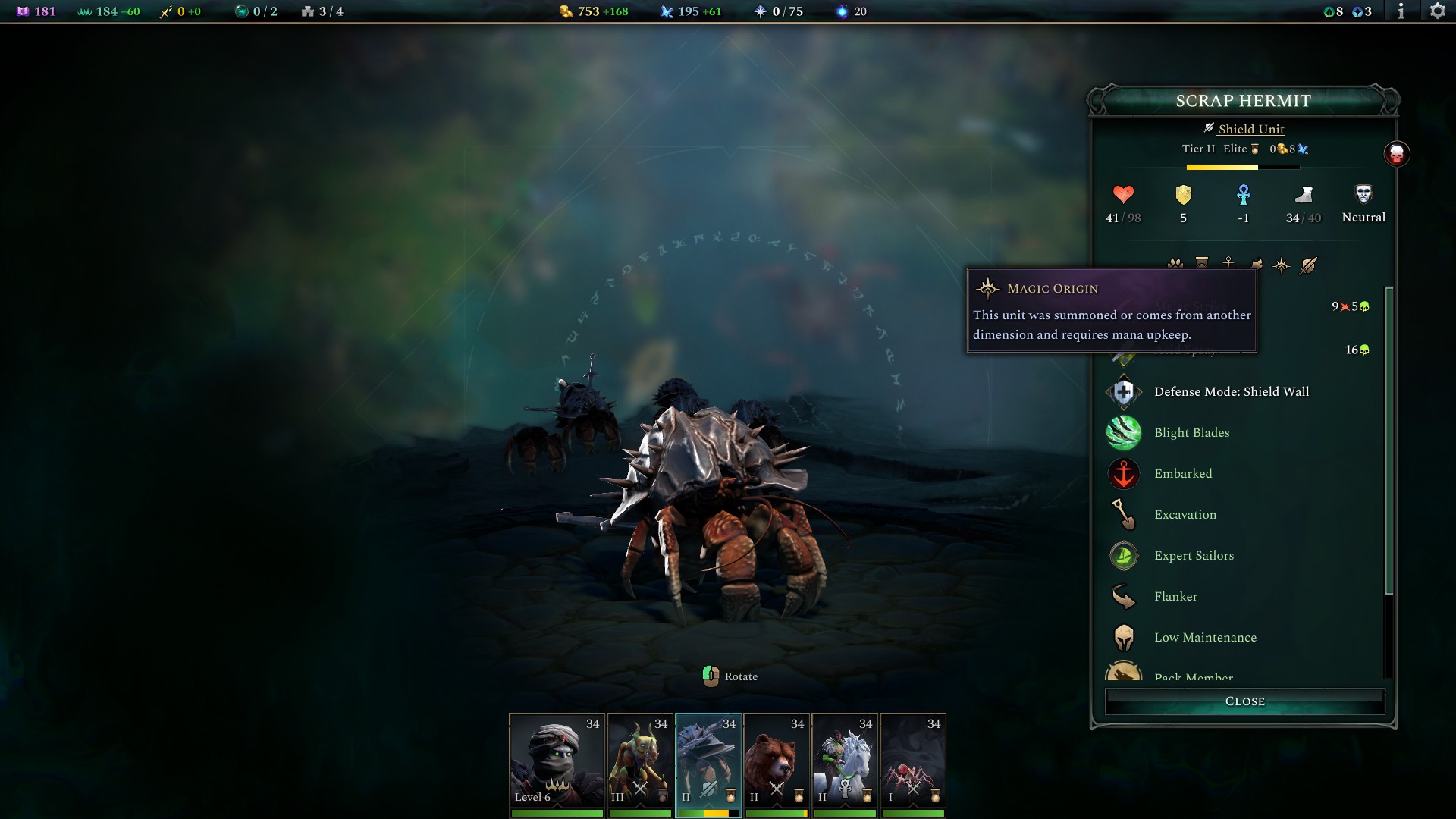 Confirmed - The interaction of magic origins units with level boosts ...