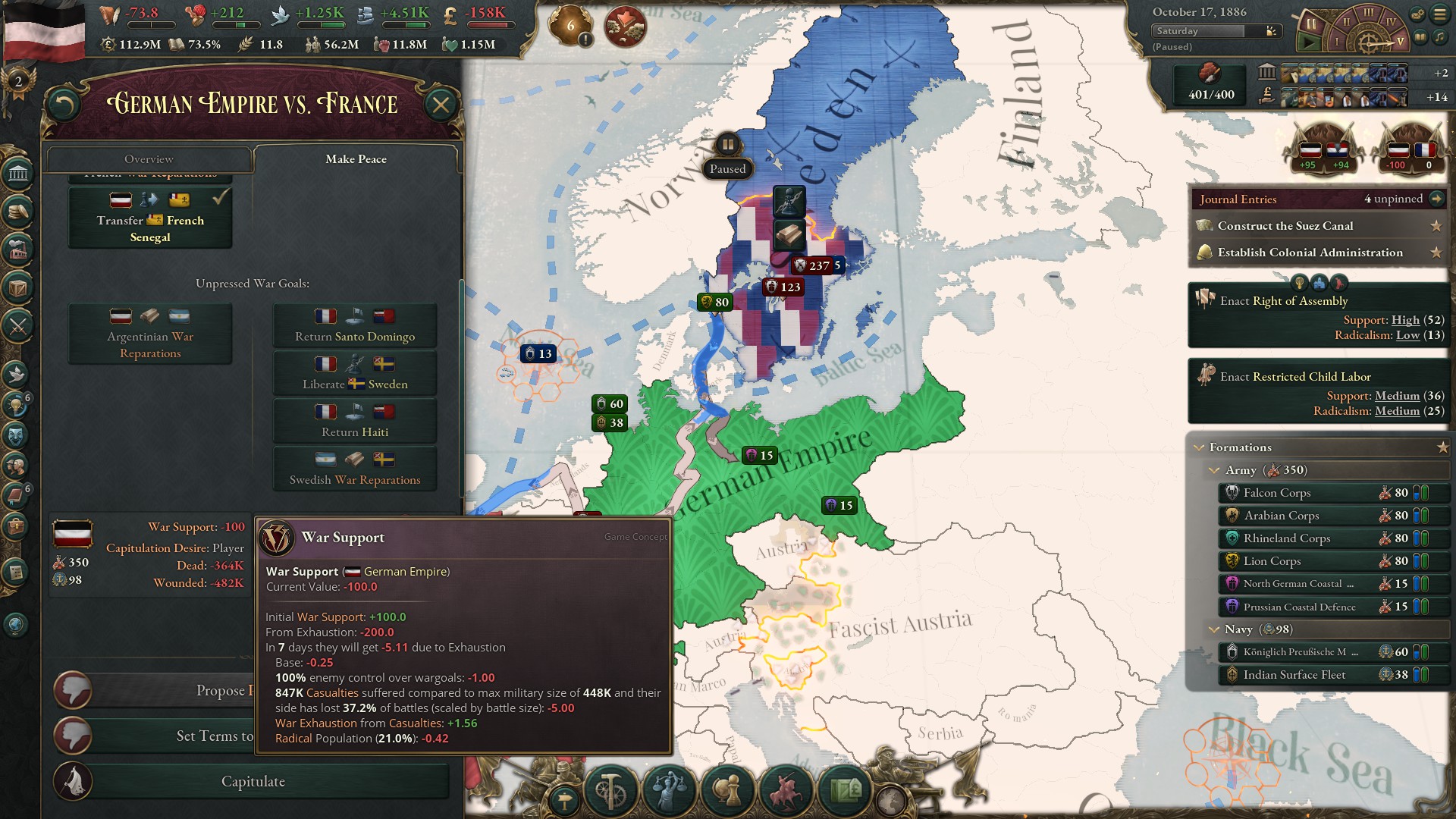 Puppets cannot be protected by the Player against hostile Naval ...