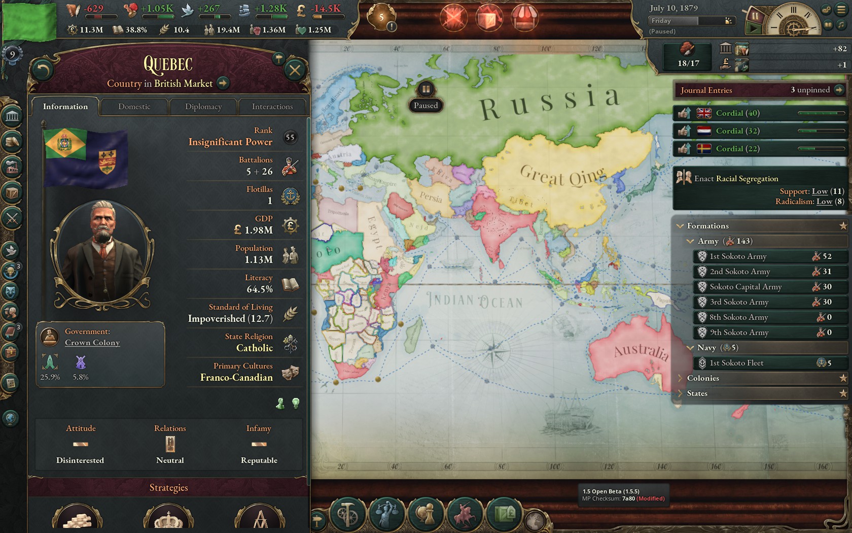 The Obligatory Vic3 Strange Screenshot Thread | Page 20 | Paradox ...