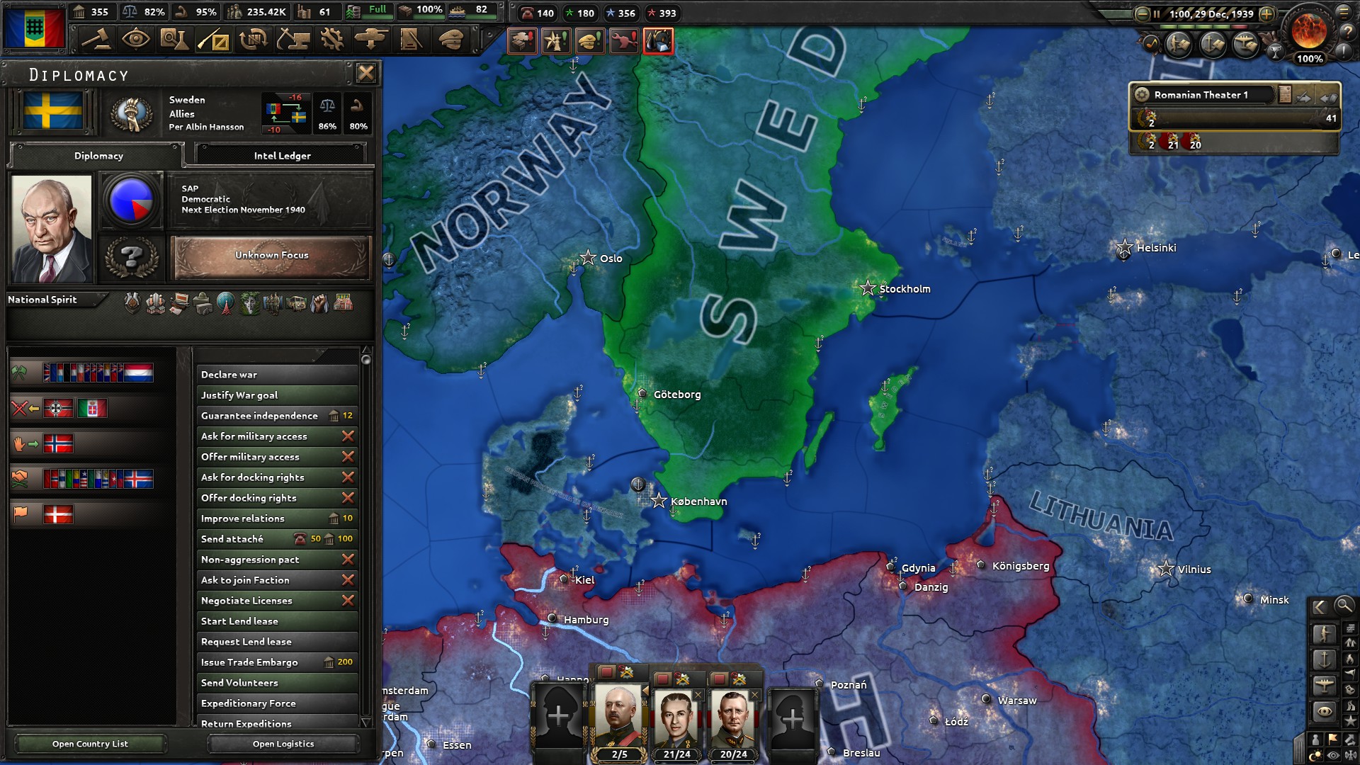 Sweden declares war in 1940 on historical | Page 3 | Paradox ...