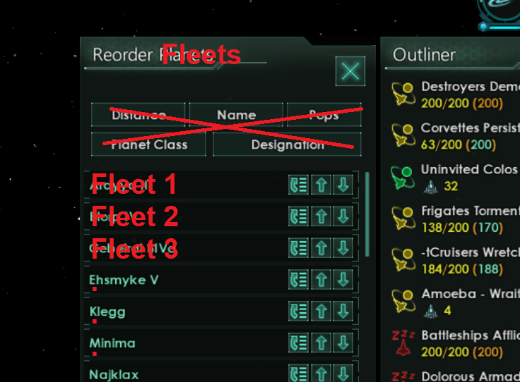 Fleet Reordering when? | Outliner suggestion | Paradox Interactive Forums