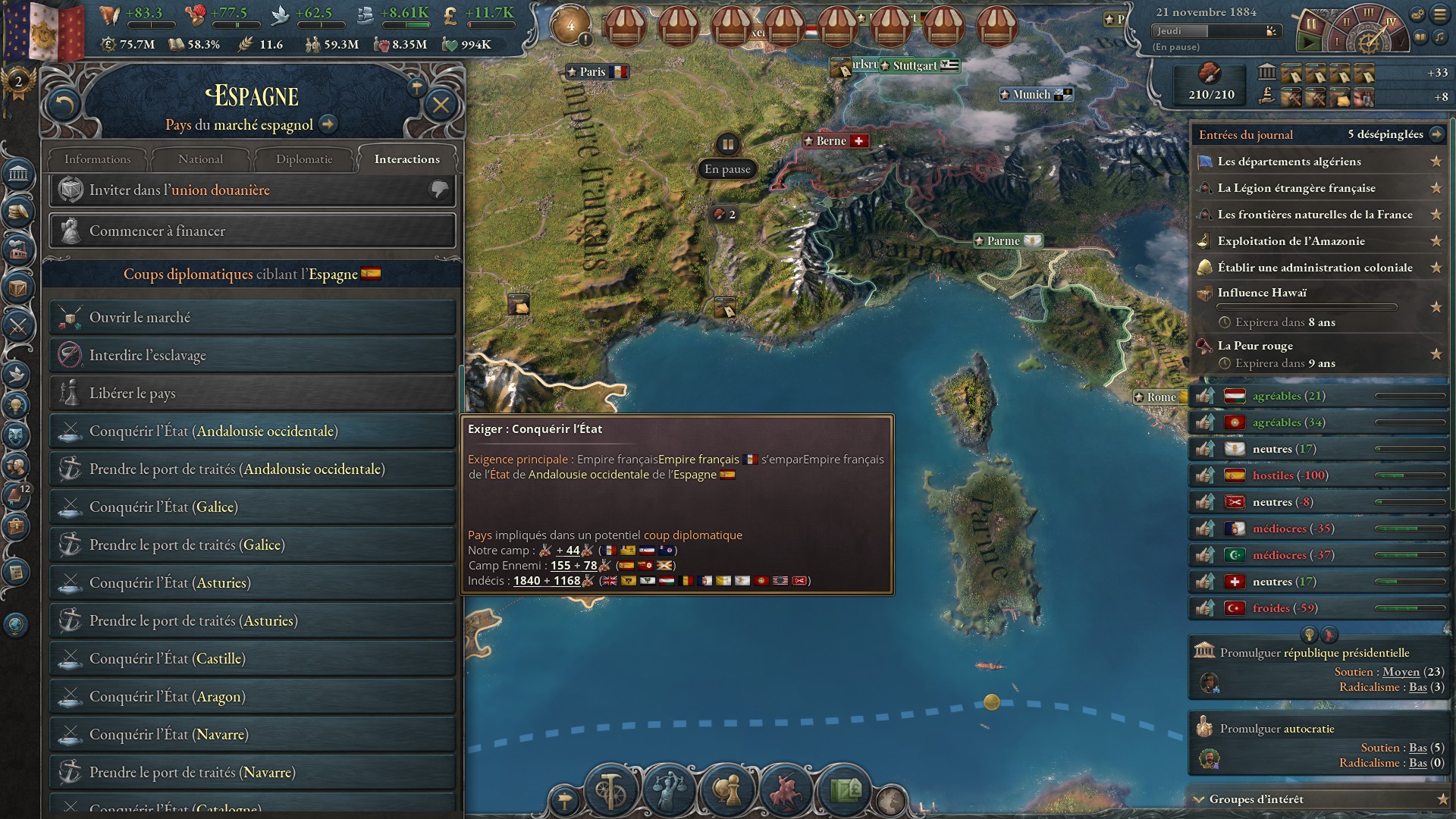 Duplicate - Infamy generation doesn't show in diplo play tooltip | Paradox Interactive Forums