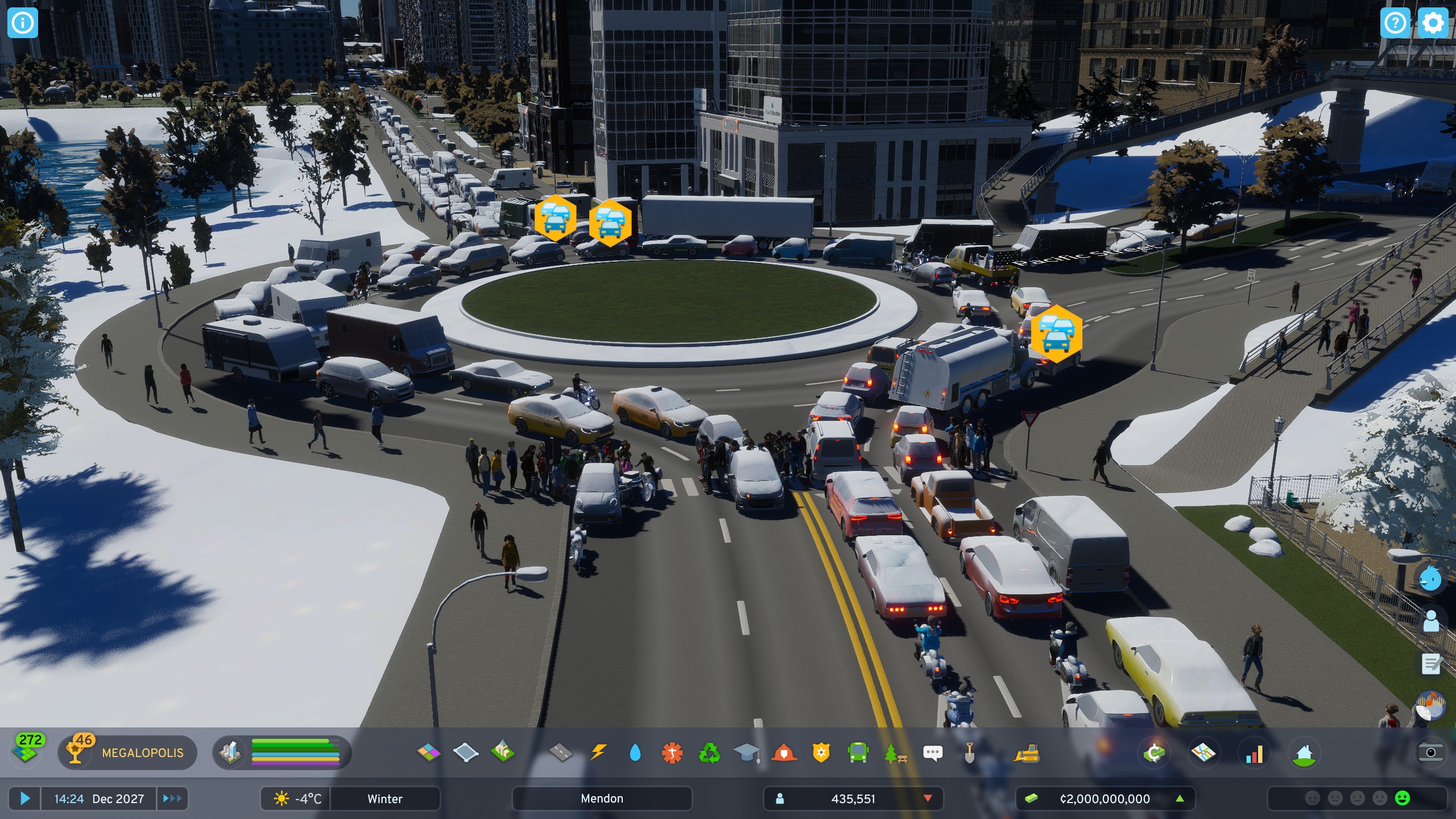 Fixed - Car stuck, never disappears or moves, causing a traffic jam, but also CPU overload ...