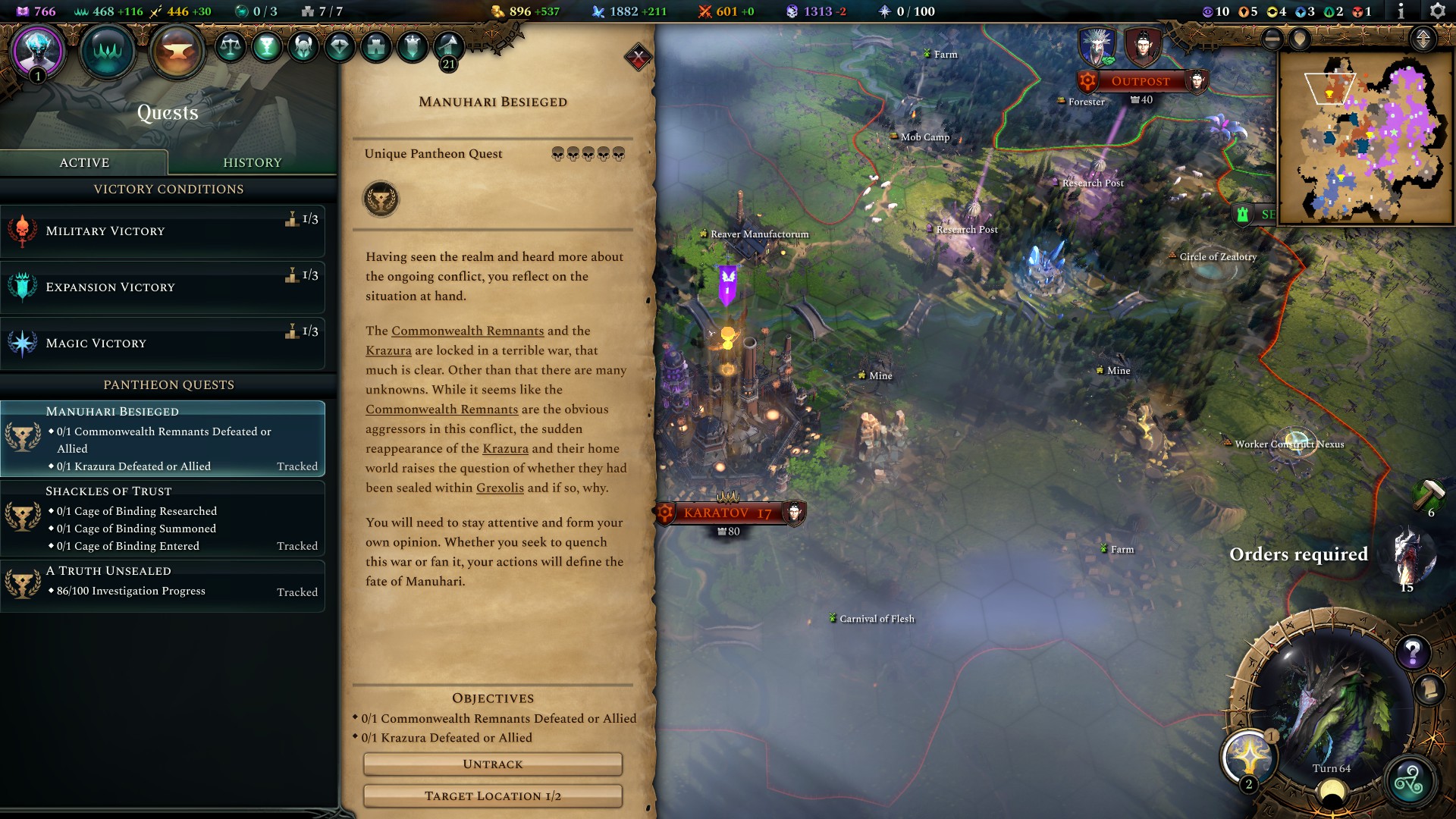 Confirmed - Freed Lands of Manuhari: Krazura Quest & Vassalization Bug ...