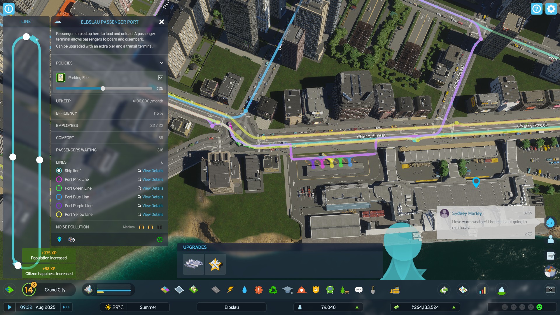 Pedestrian pathing at Passenger Harbor bus station causing buses to ...
