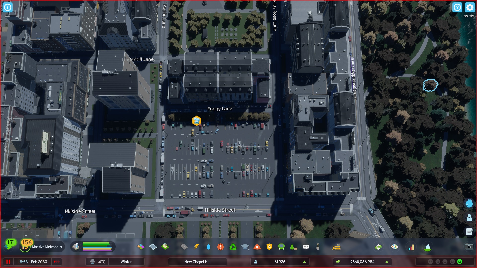 In Review - Cars collectively bee-lining to (full) parking lots and ...