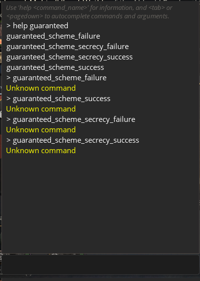 Guaranteed Scheme console commands still missing in 1.11 | Paradox Interactive Forums