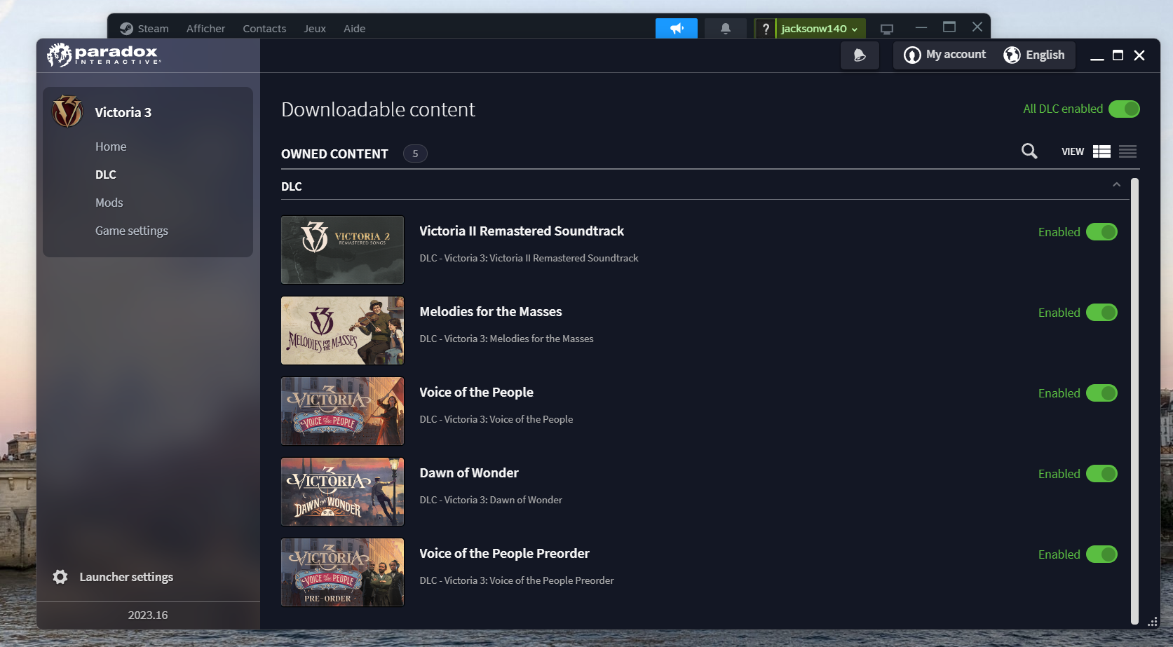 Purchased DLCs not recognised by game | Paradox Interactive Forums
