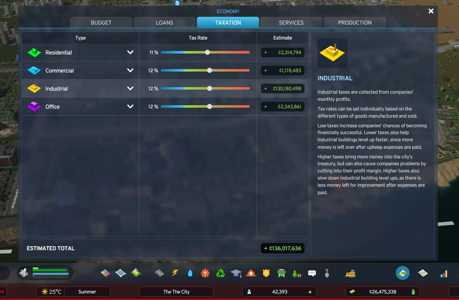Duplicate - Industrial Zone Tax Glitch | Paradox Interactive Forums