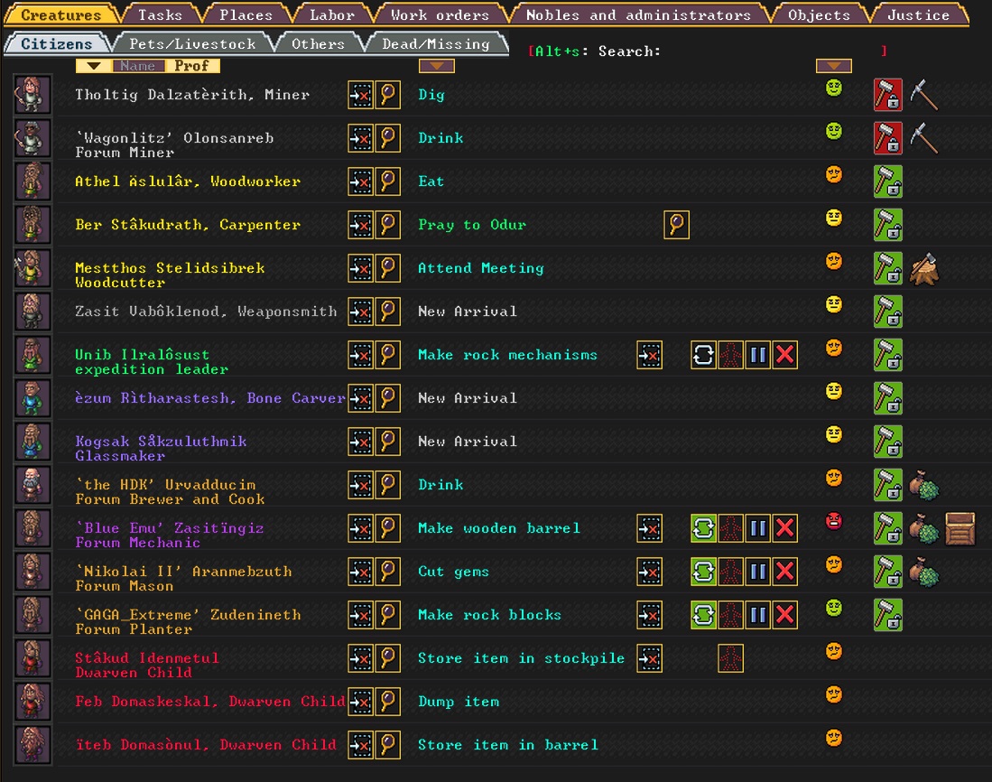 Orderboard - Another attempt at a Dwarf Fortress succession game. With ...