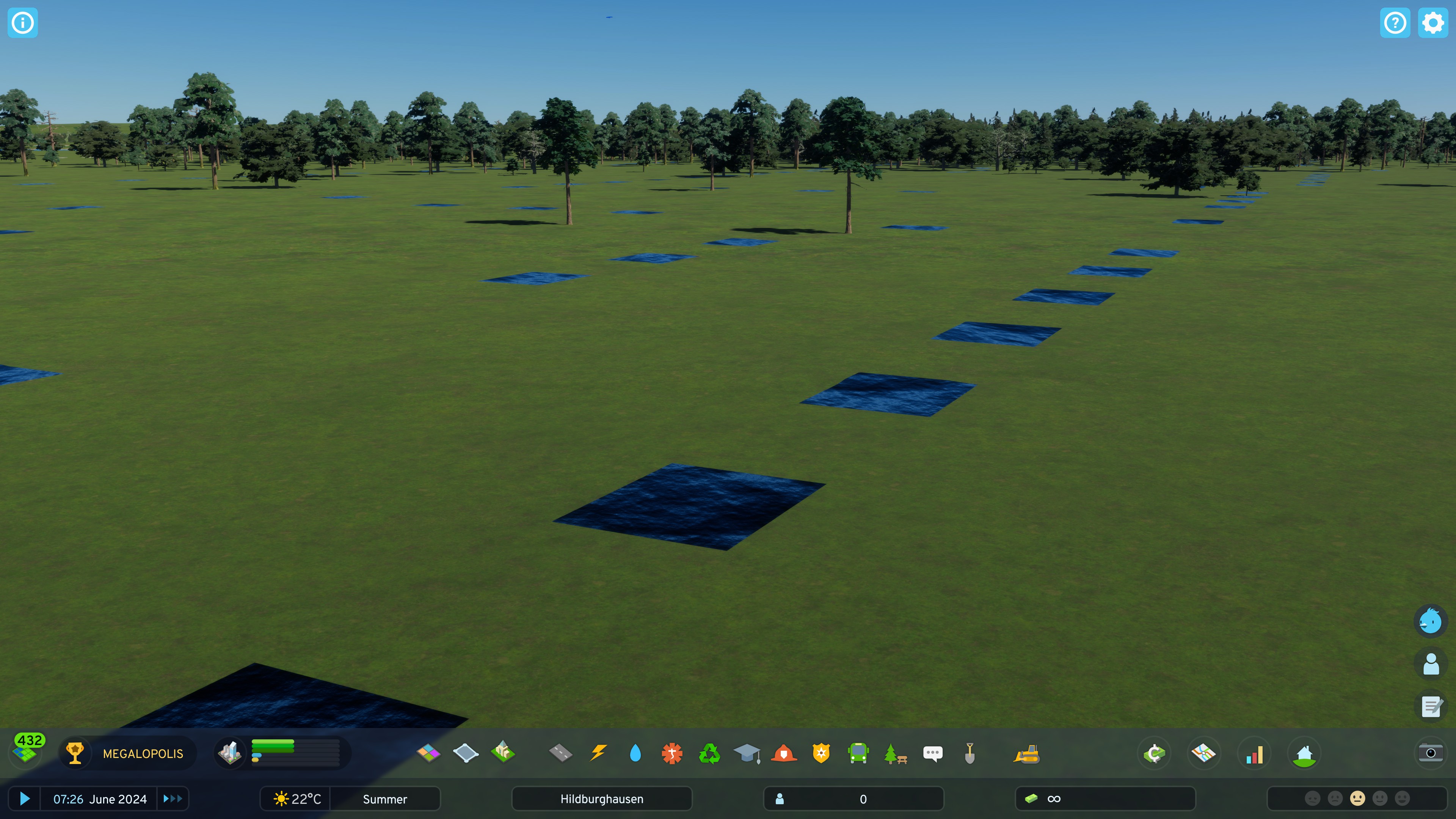 Corral Riches has a big pattern of missing squares in grass | Paradox ...
