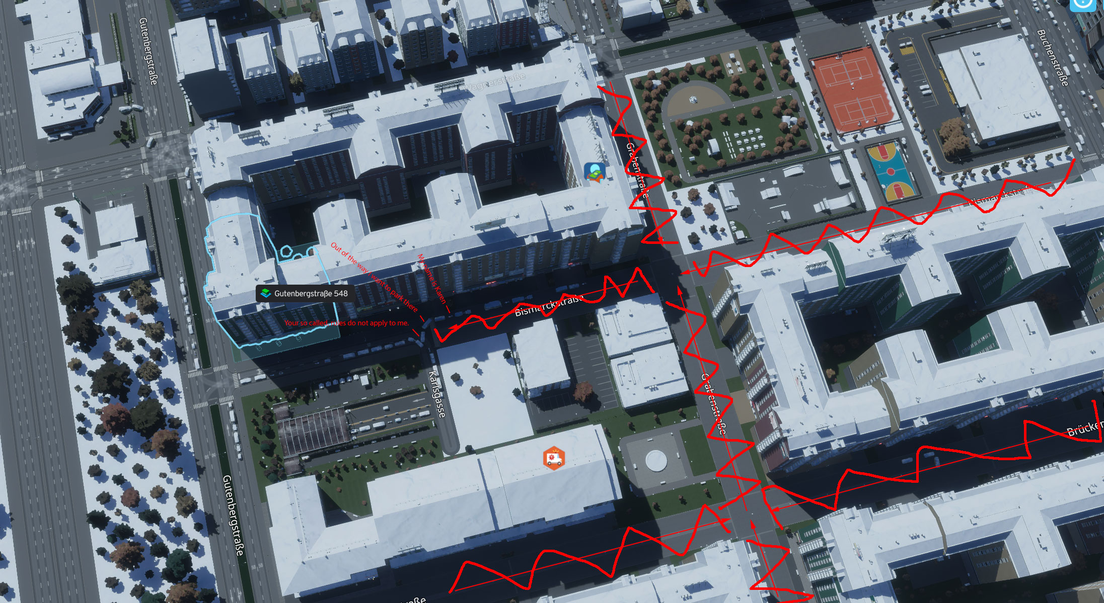 Private cars on pedestrian roads | Paradox Interactive Forums