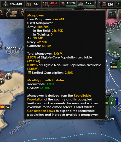 "Not enough manpower to train" with lots of manpower available? | Paradox Interactive Forums