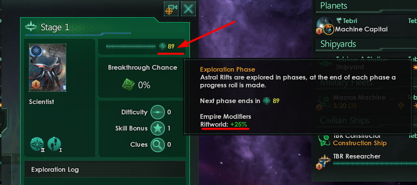 Stellaris - v3.10.4 (e9b6) Modifiers do not work for 4 different traits and 1 technology ...