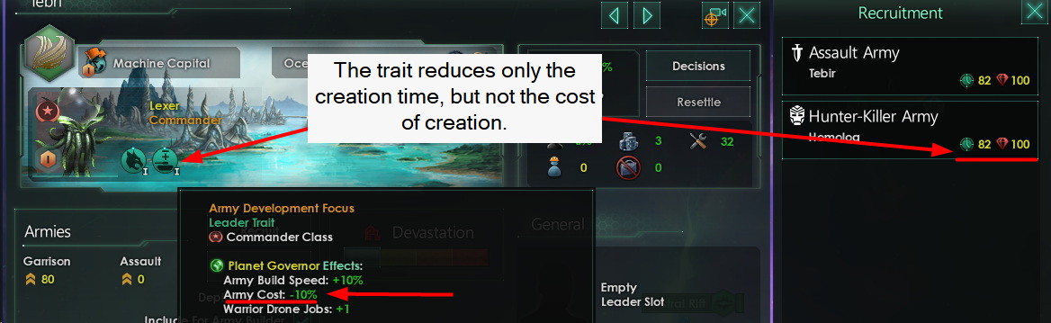 Stellaris - v3.10.4 (e9b6) Modifiers do not work for 4 different traits and 1 technology ...